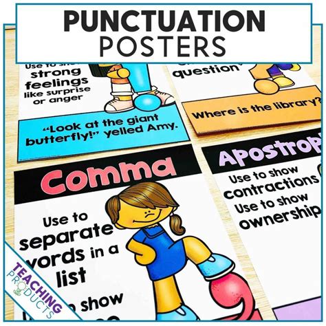 Punctuation Posters For Classroom Display Teaching Products