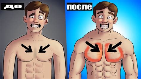 ТОП 3 упражнения для прокачки и прорисовки грудных мышц дома Youtube