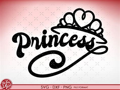 Svg Princess Tiara Svg Files For Cricut Princess Tiara Png Svg Dxf Clipart Files Princess