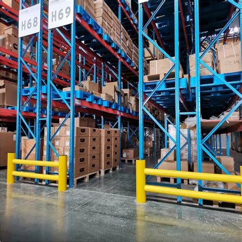 Road Safety Barriers New Plastic Column Protector For Storage System