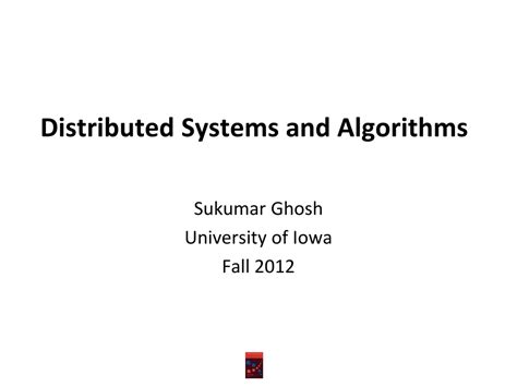 Ppt Distributed Systems And Algorithms Powerpoint Presentation Free