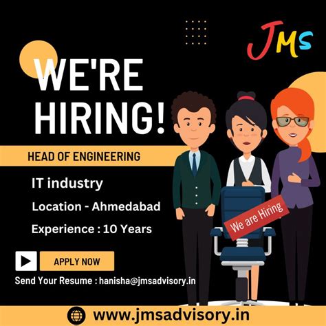 Jms Advisory Services Private Limited On Linkedin Headofengineering Hiring2024 Recruitment