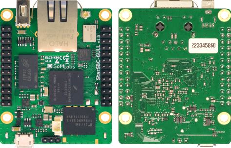 StarSBC 6ULL SLC2 ARM Cortex A7 IoT SBC Sensor Hub SoMLabs