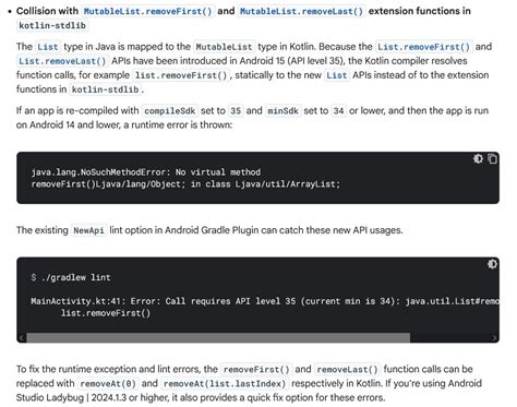 Kotlin Update For Android 15 Khizar Nawaz Posted On The Topic Linkedin