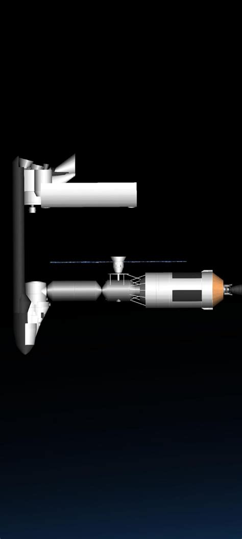 Space Shuttle Docked To Skylab With Extension Module R Spaceflightsimulator