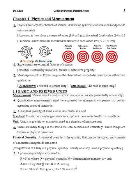 Drvince G10 Physics Afont Pdf International System Of Units Velocity