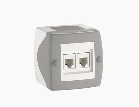Dual Data Socket Rj45 Cat6 Mono Electric