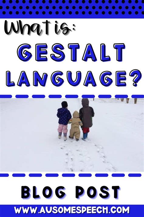 Echolalia Gestalt Language Processing Artofit