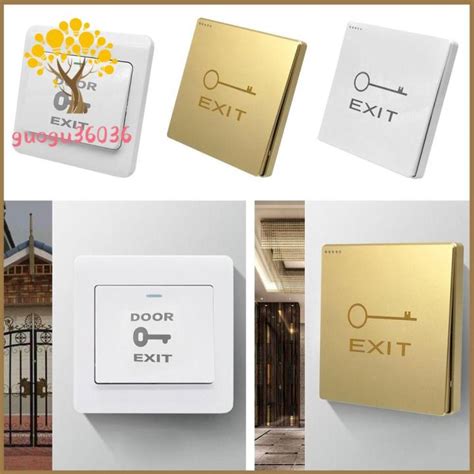 GUOGU Plastic Release Switch Door Access Control System Push Lock