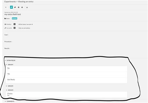 Extra Fields · Issue 4435 · Elabftwelabftw · Github