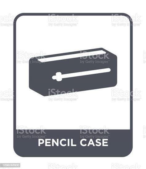 흰색 바탕에 연필 케이스 아이콘 벡터 연필 케이스 유행 가득 교육 컬렉션에서 아이콘 교육에 대한 스톡 벡터 아트 및 기타 이미지 교육 디자인 로고 Istock