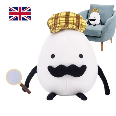 7 Inch Secret Staycation Detective Egg Plush Doll Game Character