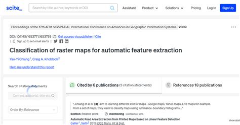 Classification Of Raster Maps For Automatic Feature Extraction
