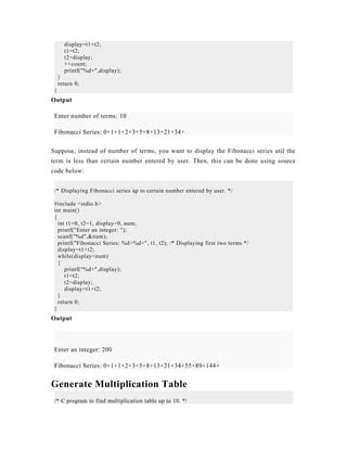 Programming Egs PDF