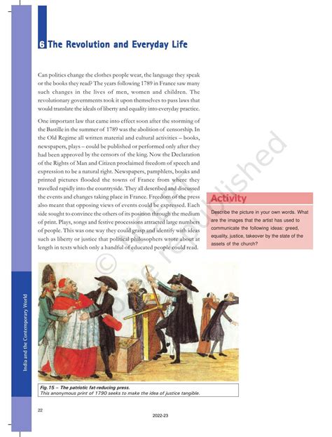 Ncert Book For Class 9 History Chapter 1 The French Revolution