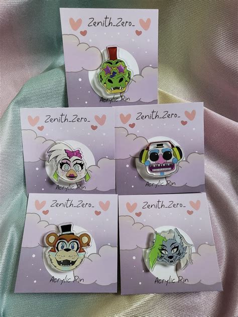 Fnaf Security Breach Pins Etsy