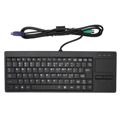 Wired Keyboard With Trackpad Mini Industrial Keyboard Touchpad Combo With X Scissor