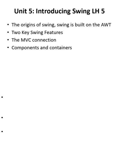 unit5 swing 1 3 pdf model view controller computer libraries