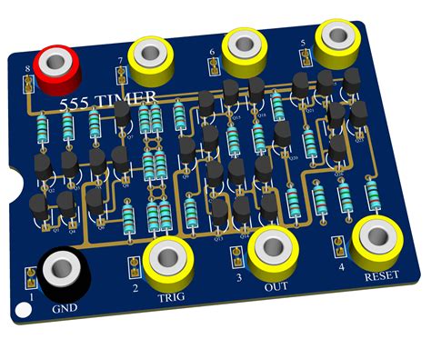 Build Discrete 555 Timer Using Transistor Diy Xtronic