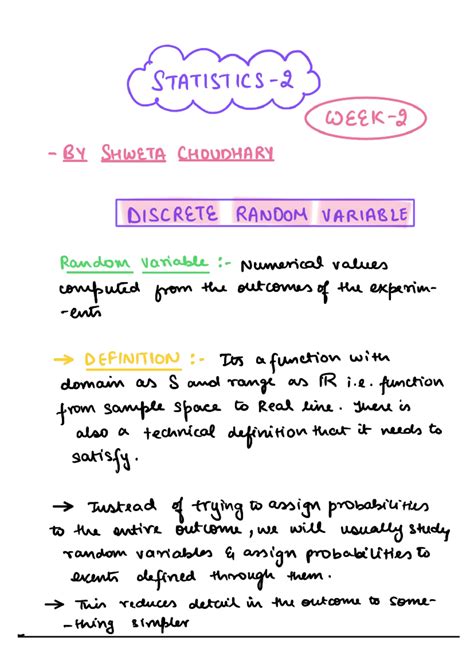 Week 10 Notes Statistics For Data Science 2 Week 10 Notes