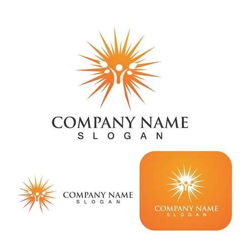 태양 벡터 일러스트 아이콘 로고 템플릿 디자인 프리미엄 벡터