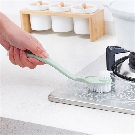 3 в 1 Три головки для чистки мытья Щетка с длинной ручкой для мытья обуви Чистая щетка для