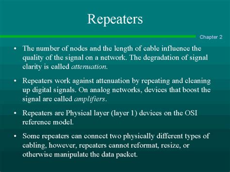 Repeaters