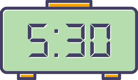 Digital Clock Vector Icon 28307613 Vector Art At Vecteezy