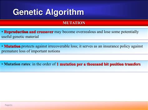 ppt genetic algorithms powerpoint presentation free download id