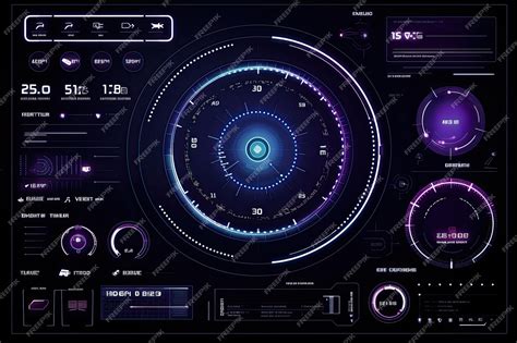 Premium Photo Futuristic Virtual Graphic Touch User Interface Hud For Web Site Mobile