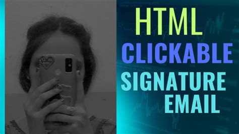 Create Clickable Html Email Signatures By Aqsajahan Fiverr