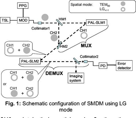 Figure 1 From Demonstration Of Spatial Mode Division Multiplexing Using