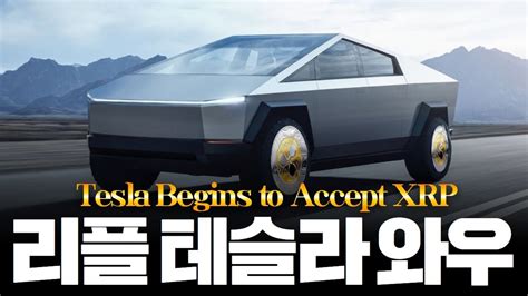 리플 테슬라 결제 채택 Youtube