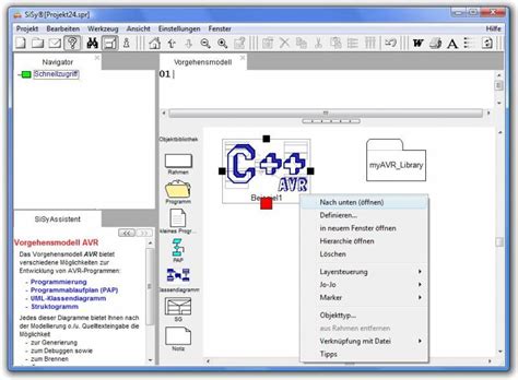 Grafische Programmierung Mit Der Uml [avr Cpp]