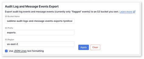 Export Audit Logs And Message Events