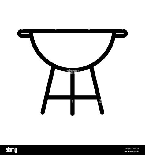 Brazier Icon Linear Logo Mark Set Collection In Black And White For Web