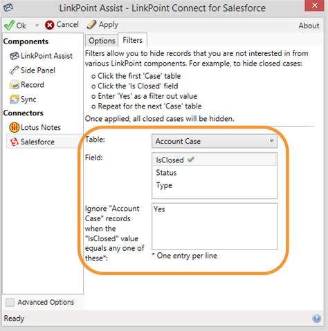 Configuring The Linkpoint Connect Salesforce Connector Ibm Notes Salesforce Knowledge Base