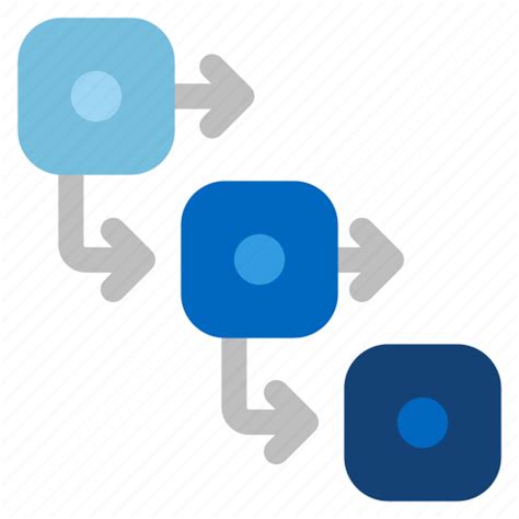Waterfall Diagram Flow Chart Workflow Icon Download On Iconfinder