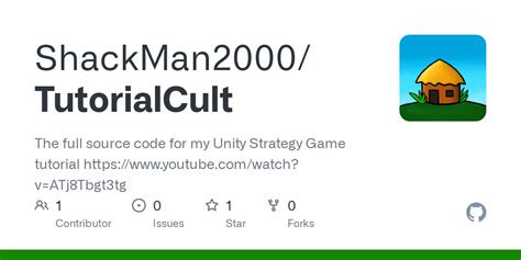 GitHub ShackMan2000 TutorialCult The Full Source Code For My Unity Strategy Game Tutorial
