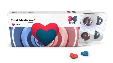 3d 일러스트레이션 가상의 디자인 비문 최고의 약 와 마음의 형태로 정제와 약물의 상자 심장 혈관 시스템에 대한 약의 개념 1위에 대한 스톡 사진 및 기타 이미지 Istock