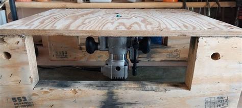 simple router table 4 steps instructables