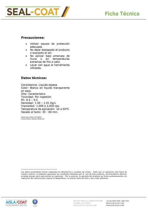 Sealcoat Aislacoat