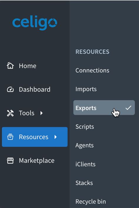 Clone Exports Celigo Help Center