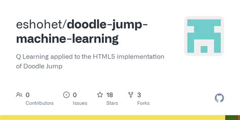 Github Eshohetdoodle Jump Machine Learning Q Learning Applied To The Html5 Implementation Of
