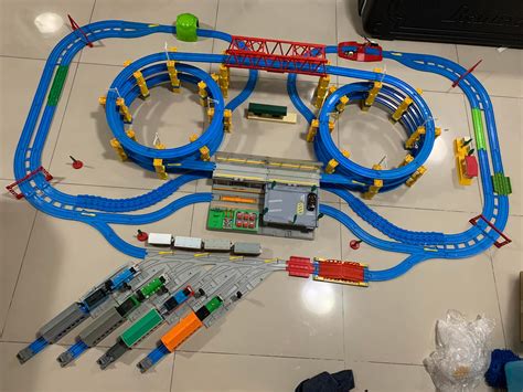 🚂ชุ ของเล่นรถไฟโทมัส รางรถไฟ อุปกรณ์ประกอบฉาก มือ2ญี่ปุ่น