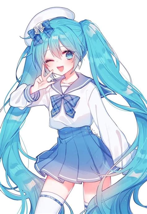 Hatsune Miku Chibi Papercraft Hatsune Miku Â· A Papercraft Â· Papercraft On Cut Out Keep Â