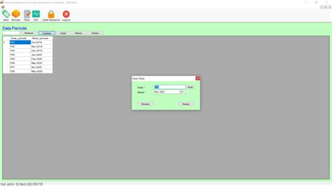 Source Code Forecasting Metode Double Exponential Smoothing Vb