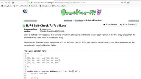 Building Java Programs Chapter 7 Self Check 17 Allless Youtube