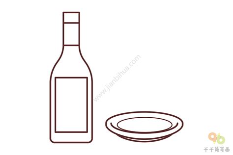 陈醋简笔画教程 调味品简笔画