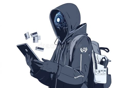 Abstract Concept Modern Illustration Ai Driven Fraud Prevention Stock